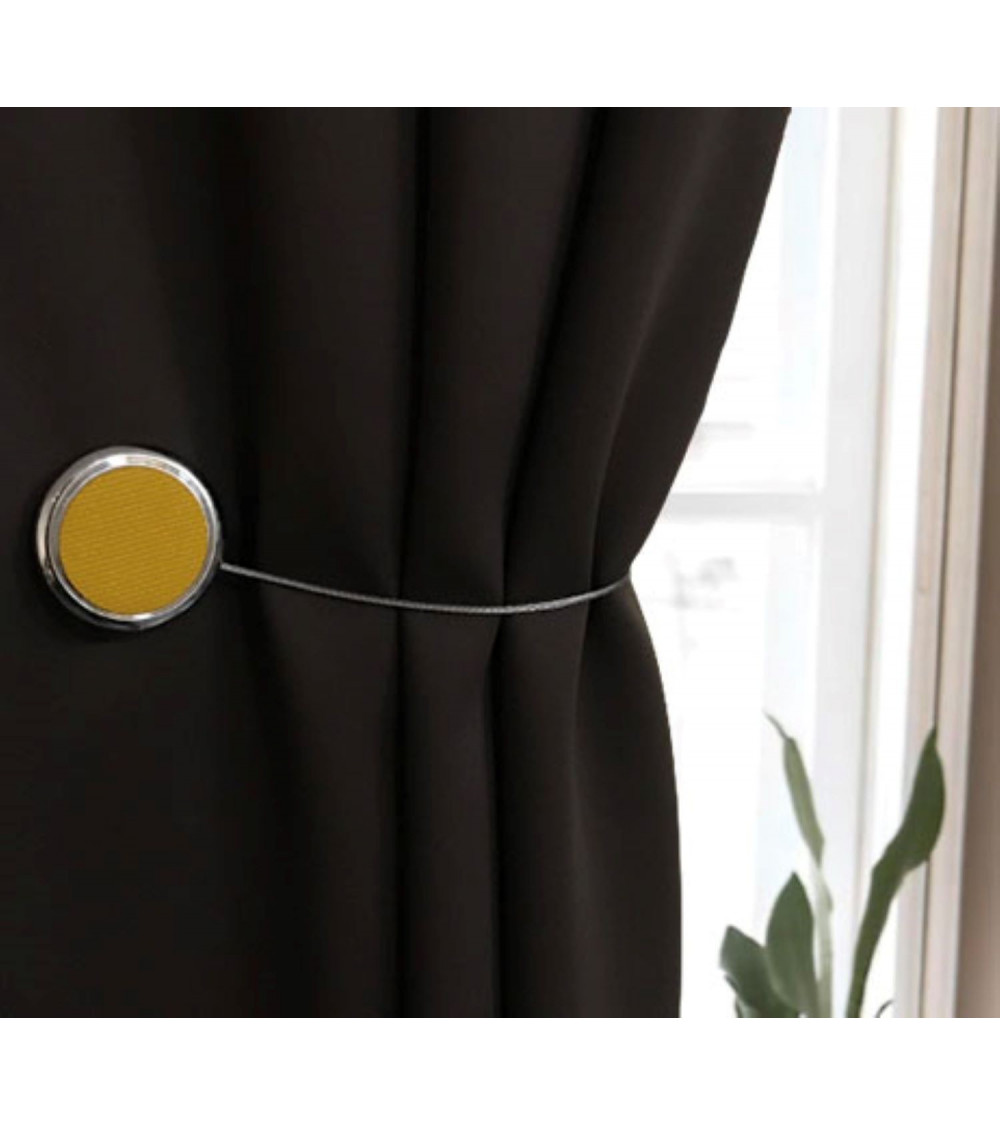 Embrasse rideaux métal magnétique